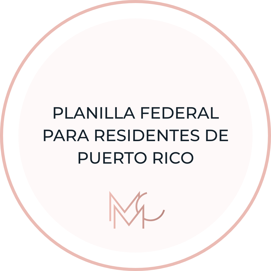 Planilla Federal para Residentes de Puerto Rico – MMC Accounting Services