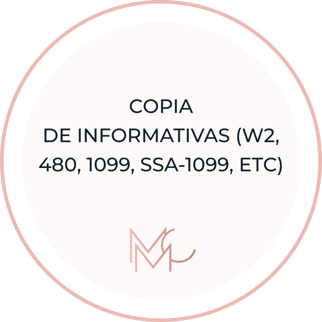 Copia de informativas (W2, 480, 1099, SSA-1099, etc) – MMC Accounting ...